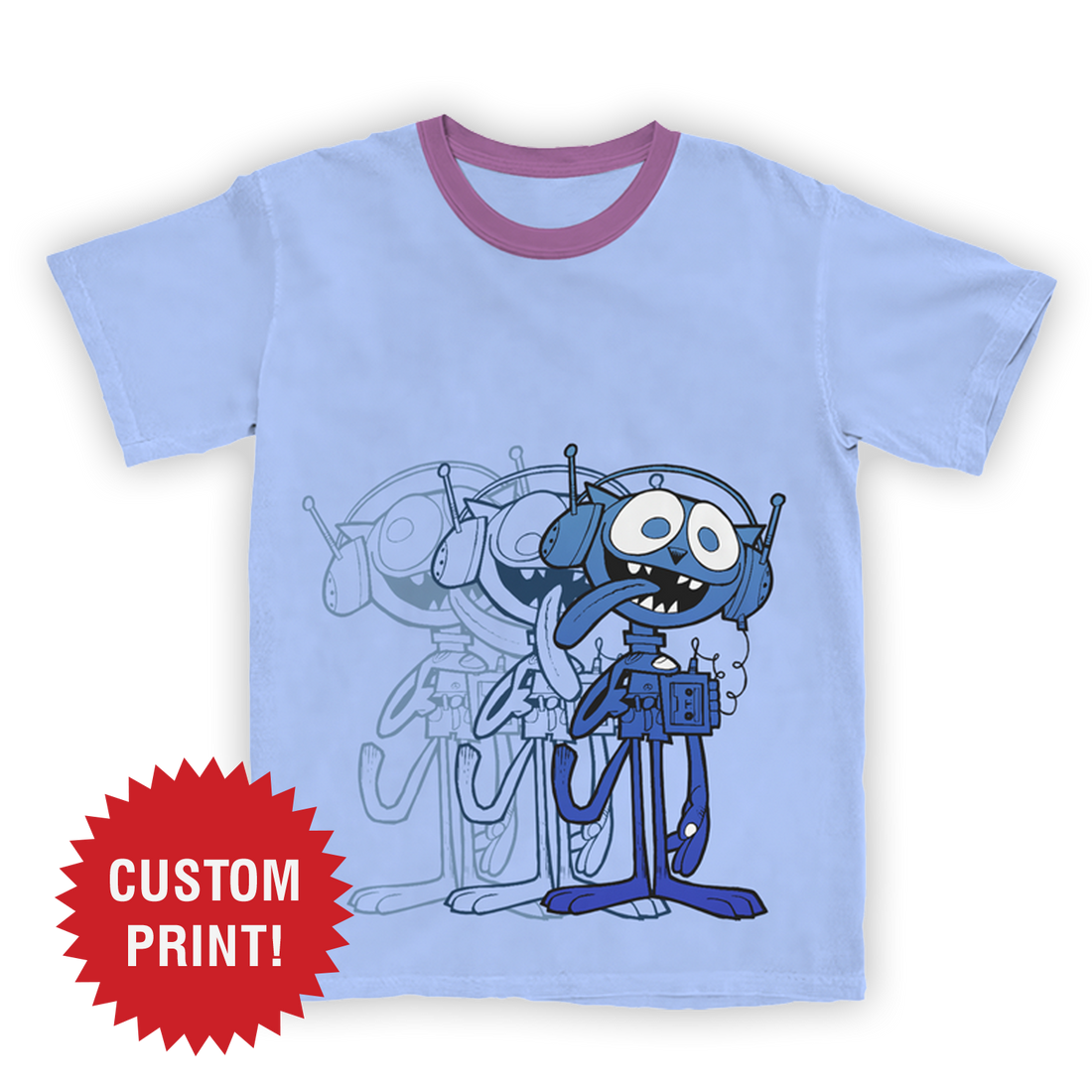 Cat Play Ringer T-Shirt – Gorillaz