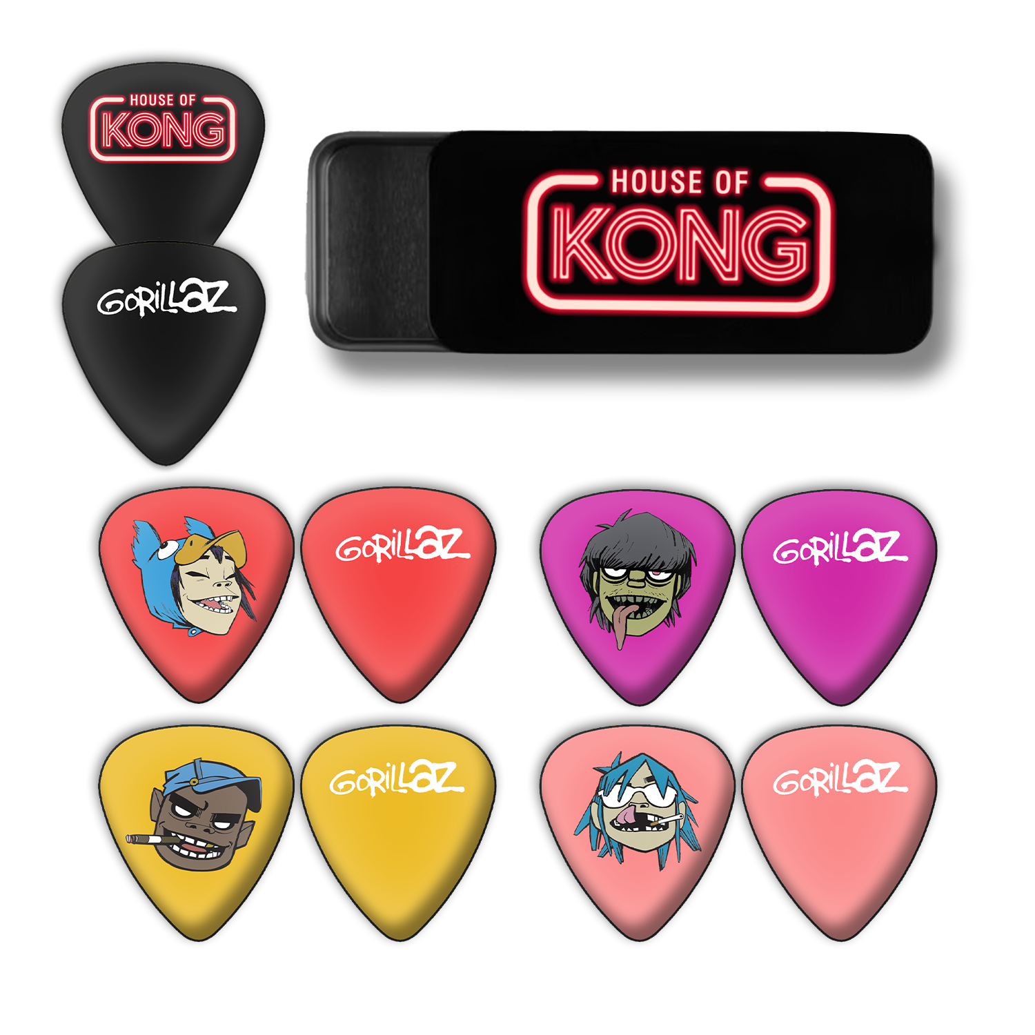 HOK Guitar Pick Set – Gorillaz