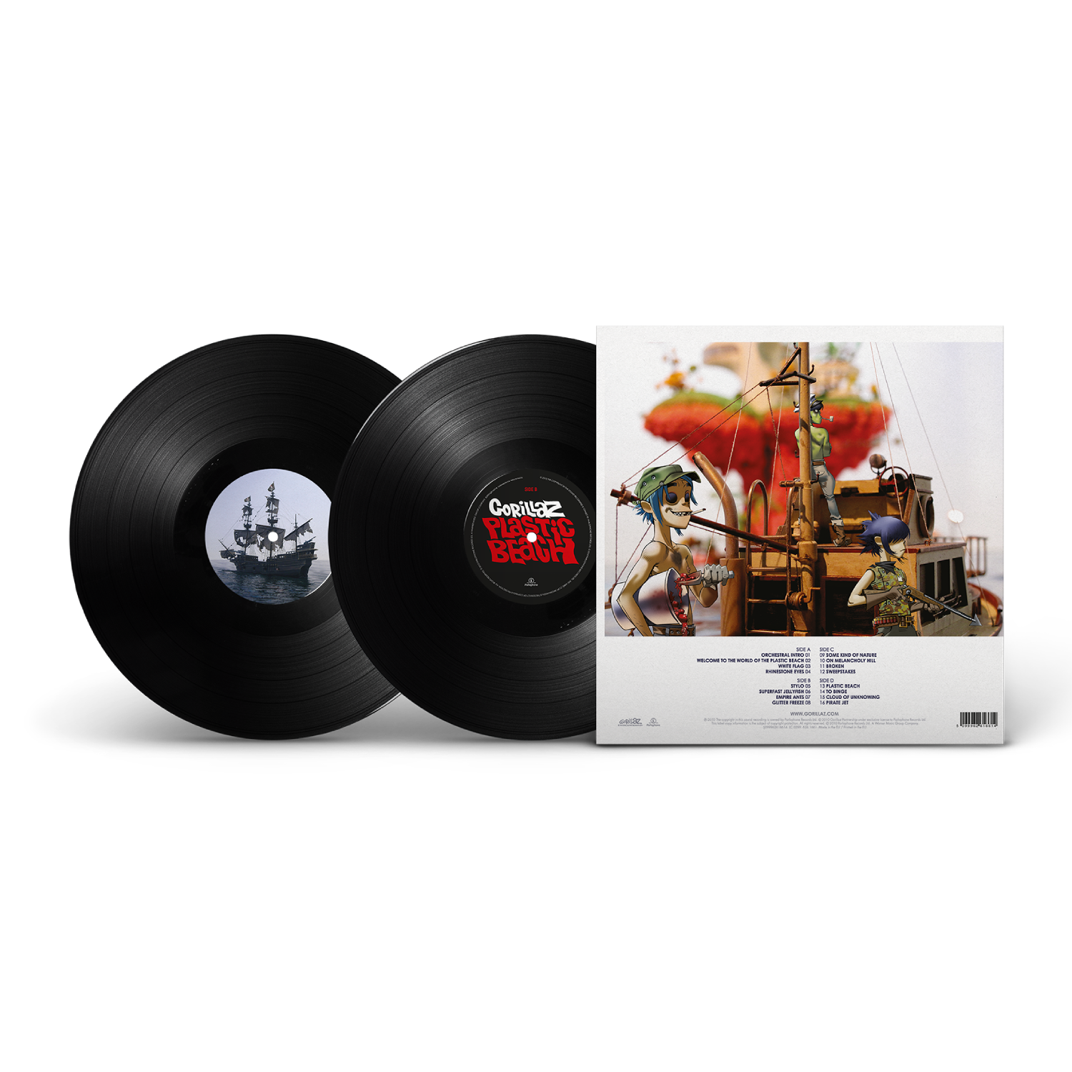Plastic Beach (2LP Black) – Gorillaz